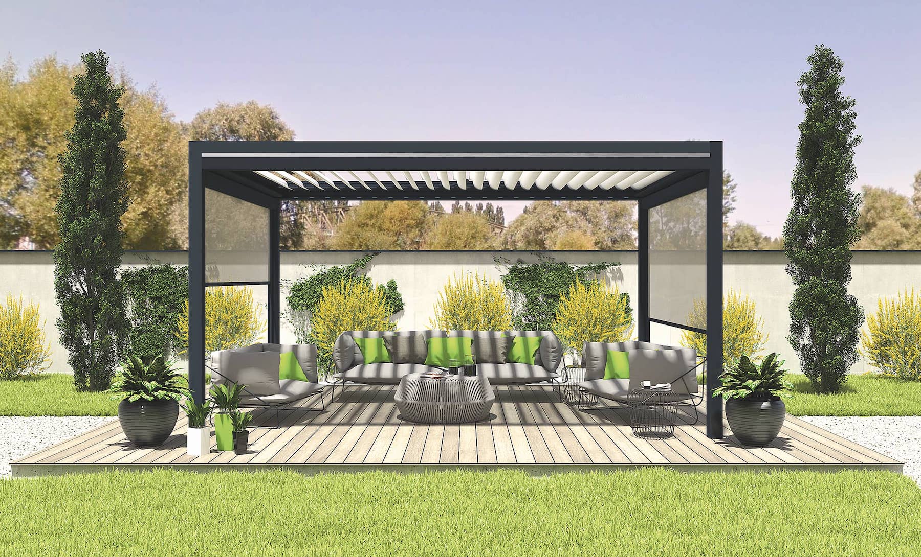 PERGOLA BIOCLIMATIQUE LUX - Solmen